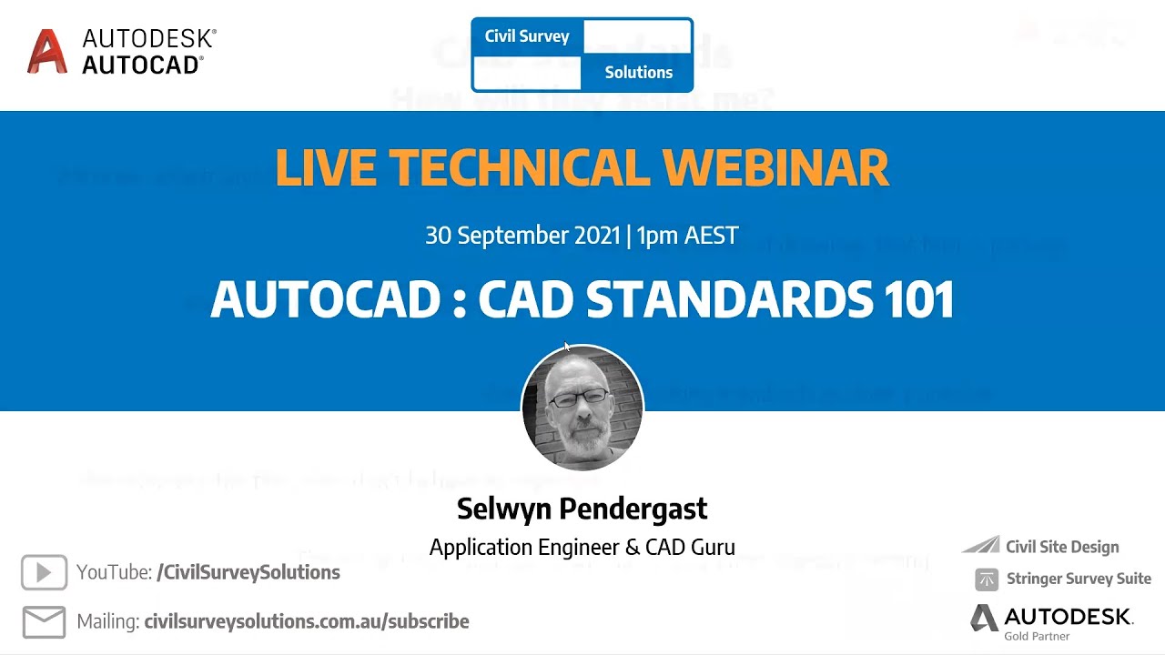 Webinar Autocad Cad Standards Youtube