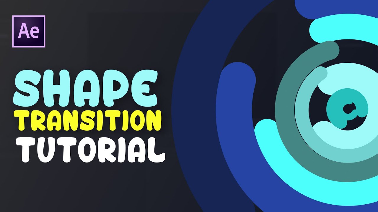 Create Fun Shape Transition After Effects Tutorial Youtube
