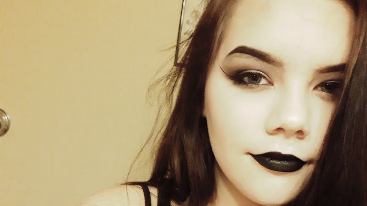 Simple Goth Makeup Tutorial Youtube