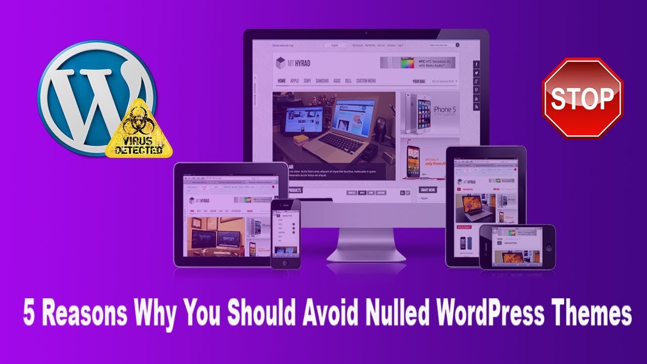 5 Reasons Why You Should Avoid Nulled Wordpress Themes Youtube