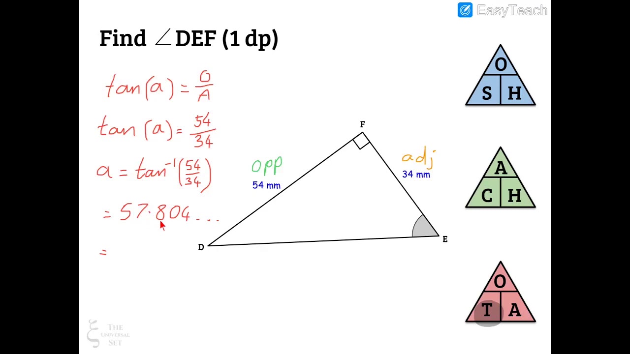 N4 Trigonometry Missing Angles Youtube