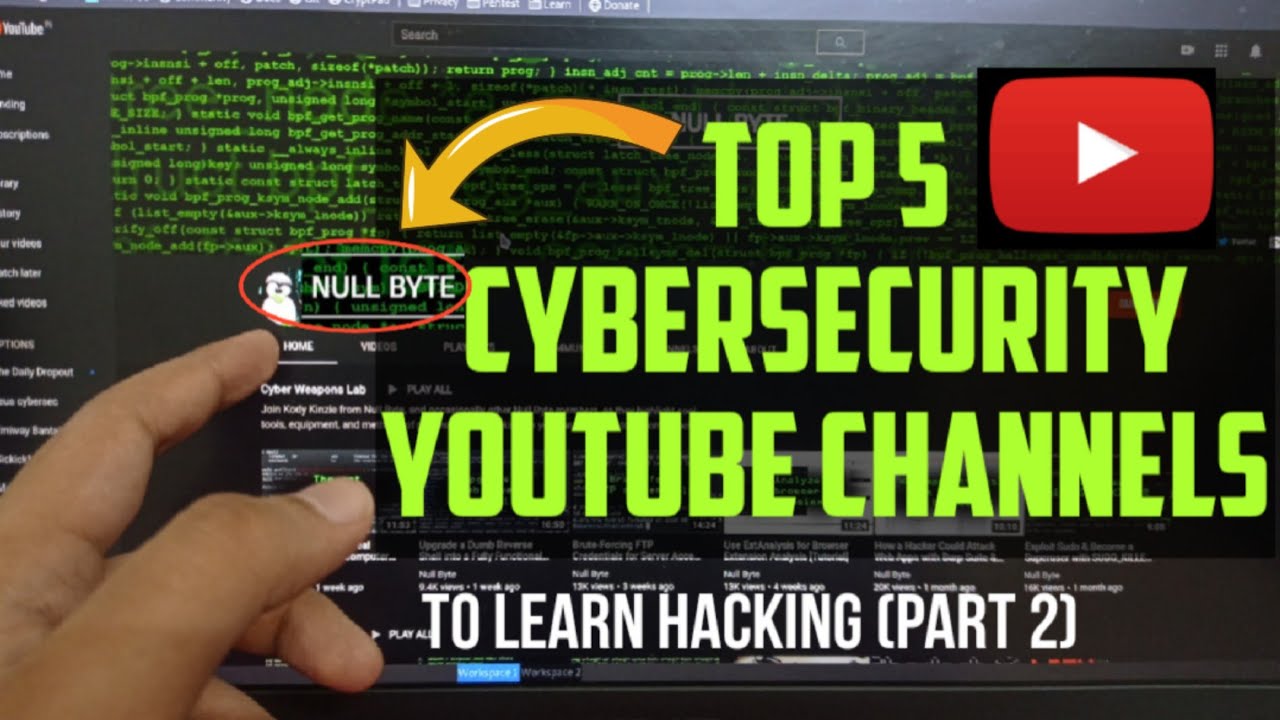 Top 5 Channels To Learn Cyber Security Penetration Testing