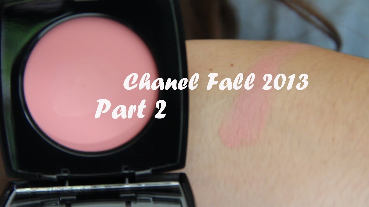 Chanel Fall 2013 Part 2 Cream Blush In Inspiration Youtube