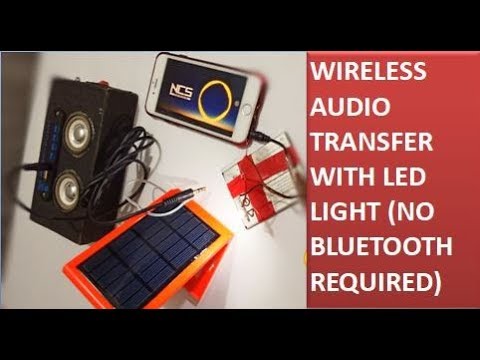 Lifi Wireless Audio Transmission Wireless Music Receiver Using