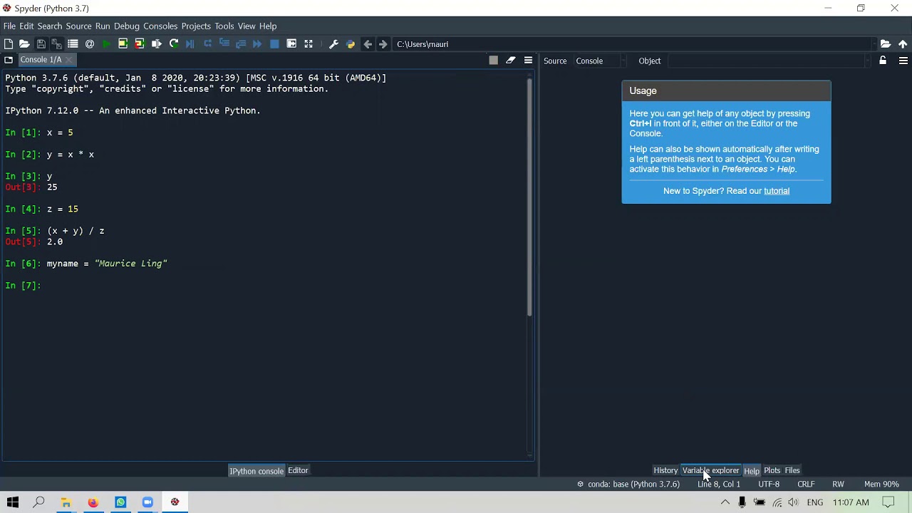 10m Python 4 Variable Names Youtube