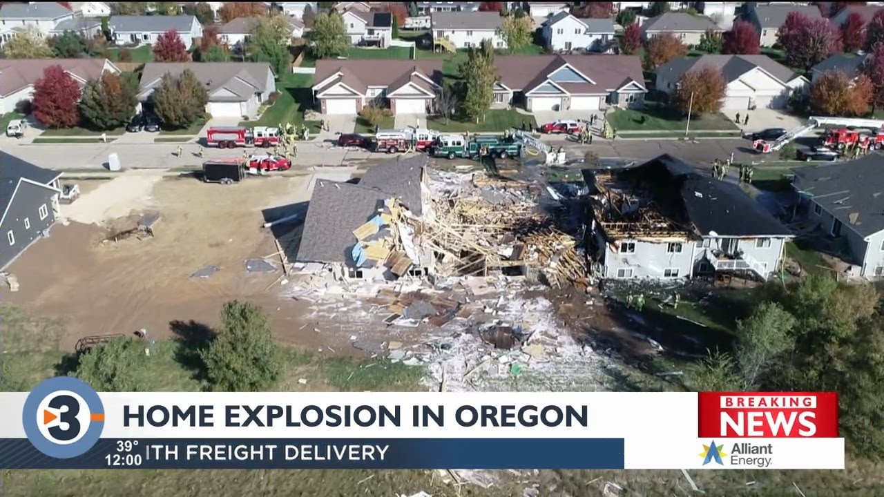 Breaking No Injuries Reported In Oregon Home Explosion Youtube