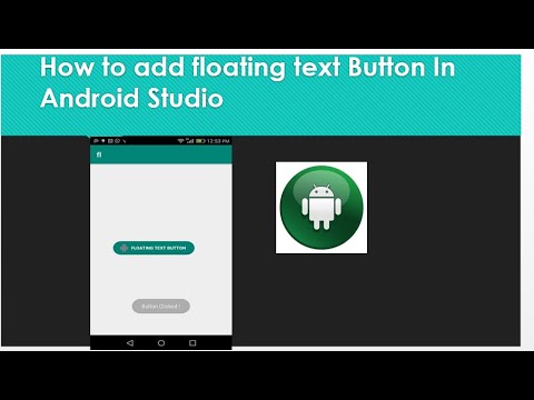 How To Add Floating Text Button Library In Android Studio By Usman