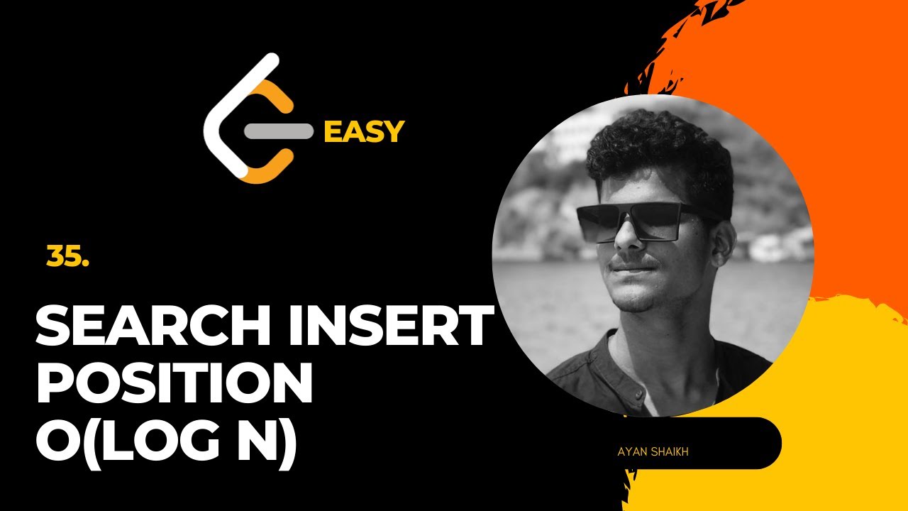 Search Insert Position Leetcode Java English Youtube