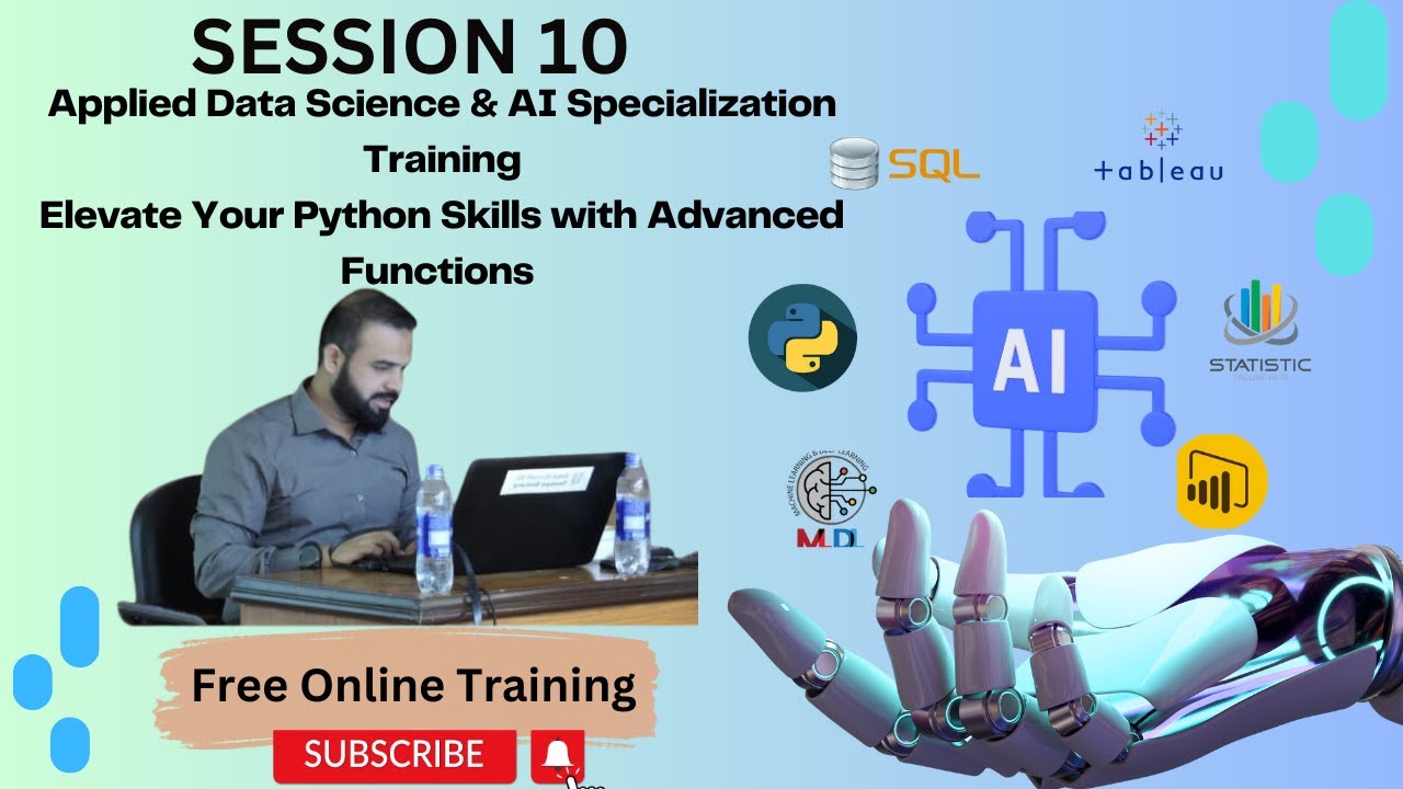 Session 10 Elevate Your Python Skills With Advanced Functions Youtube