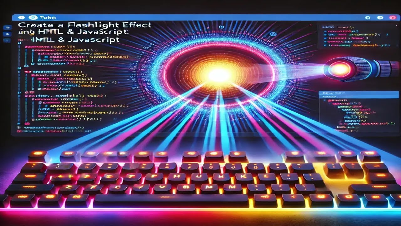 Asmr Coding Flashlight Effect No Talking Youtube