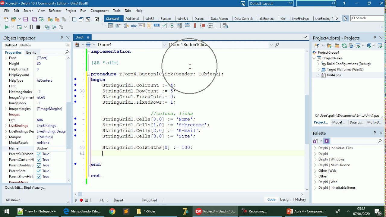 15 Tstringgrid Delphi Youtube