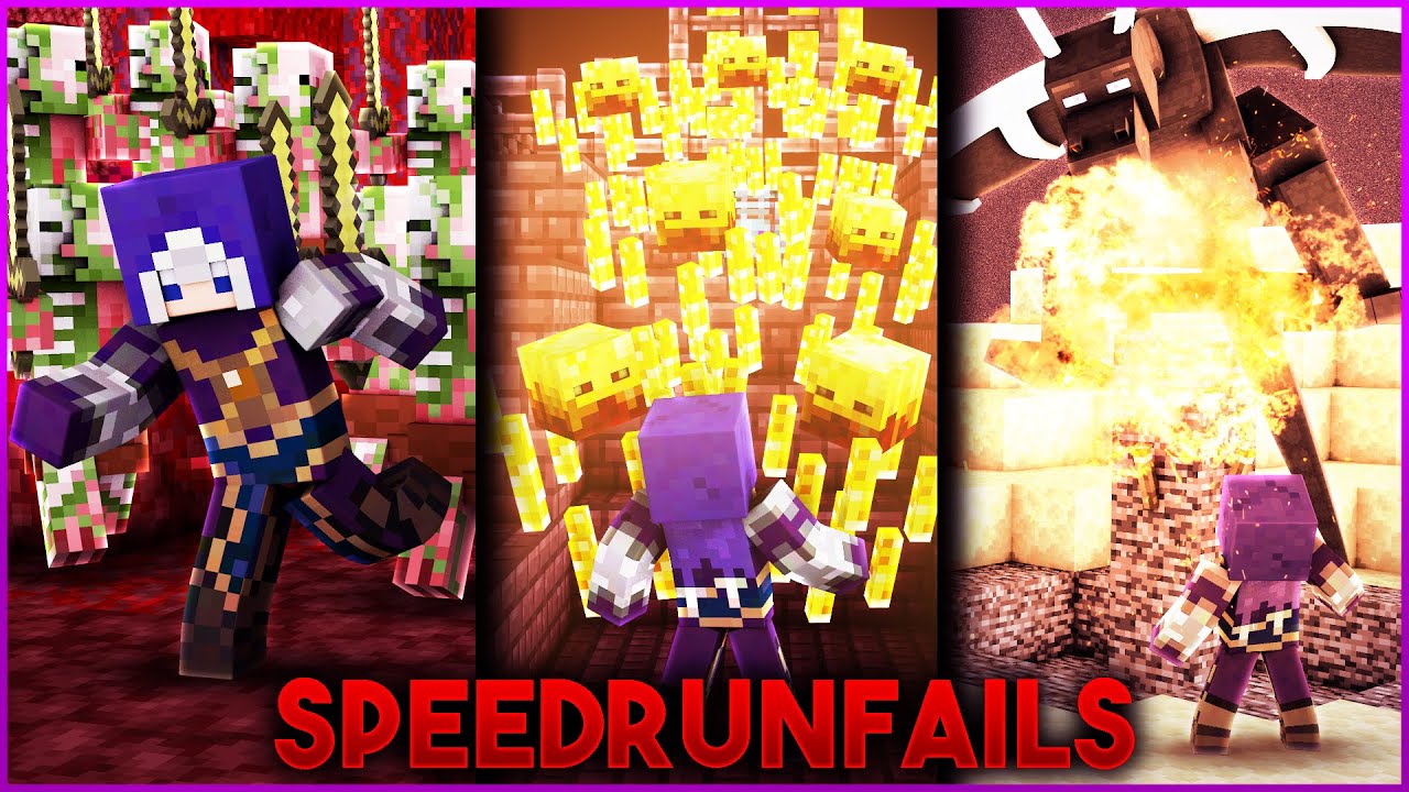 Minecraft Speedrun Fails Youtube