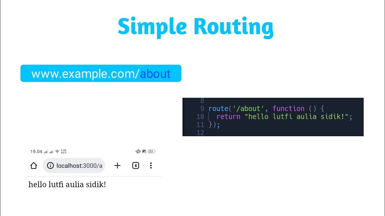 Cara Membuat Simple Routing Php Native Youtube