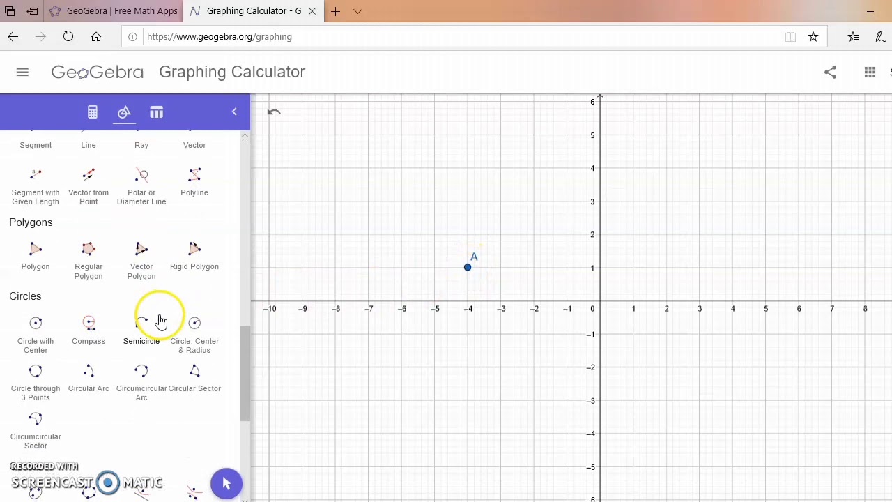 Translation Using Geogebra Youtube