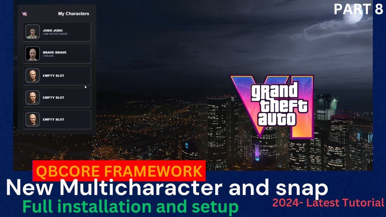 Multi Character Script Fivem Qbus Multicharacter V3 Spawn Selector