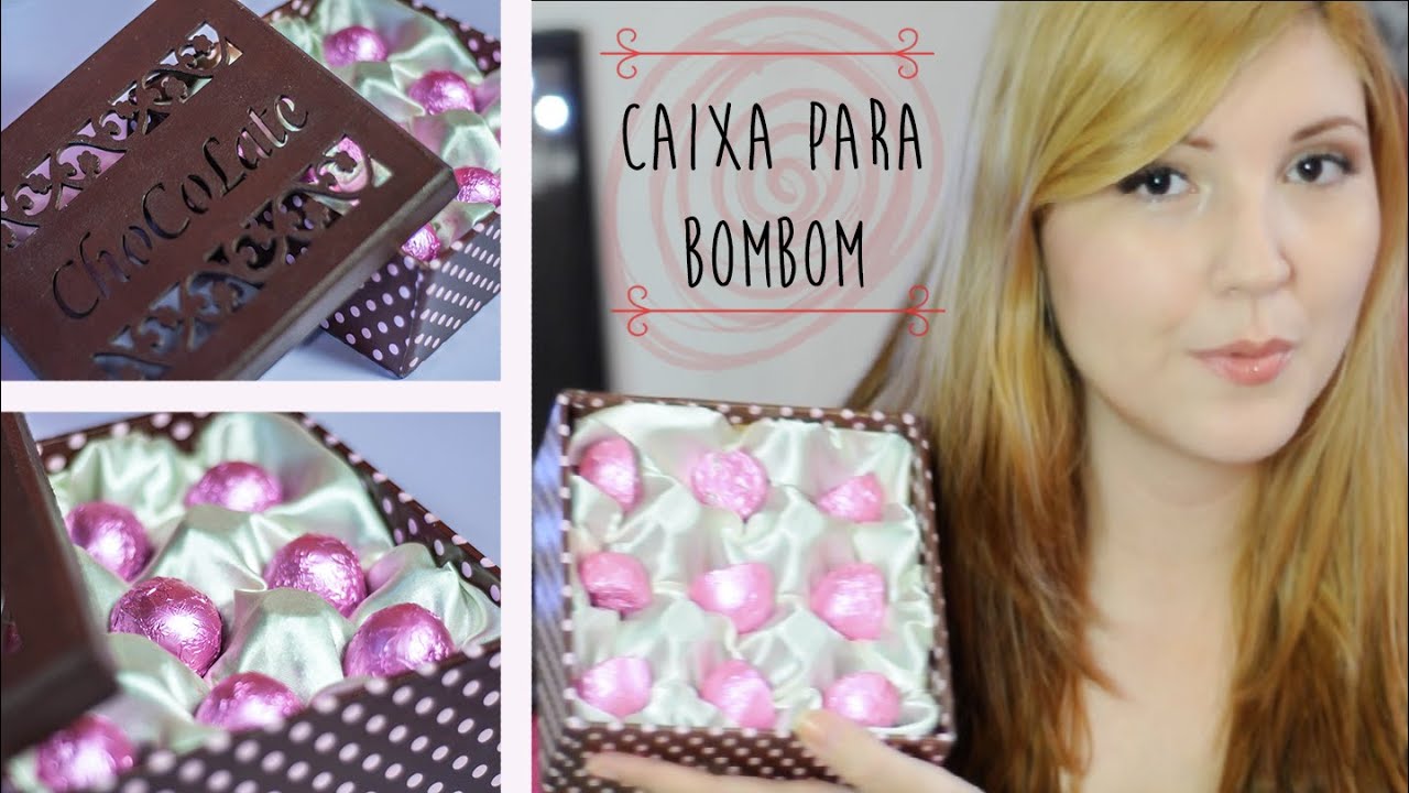 Diy Presente Barato Para Páscoa Caixa Para Bombom Youtube