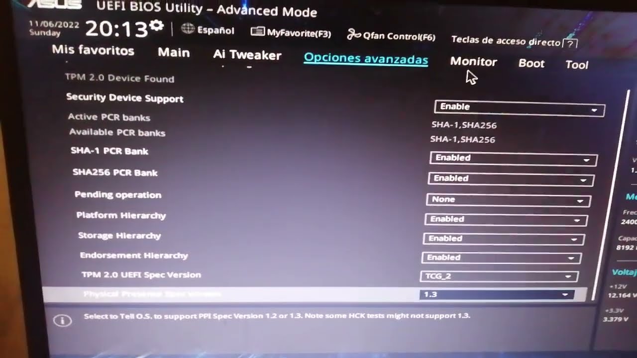 Como Activar La Opcion Trusted Computing Tpm 2 0 En La Bios Asus Cuando ... Como Activar La Opcion Trusted Computing Tpm 2 0 En La Bios Asus Cuando ...