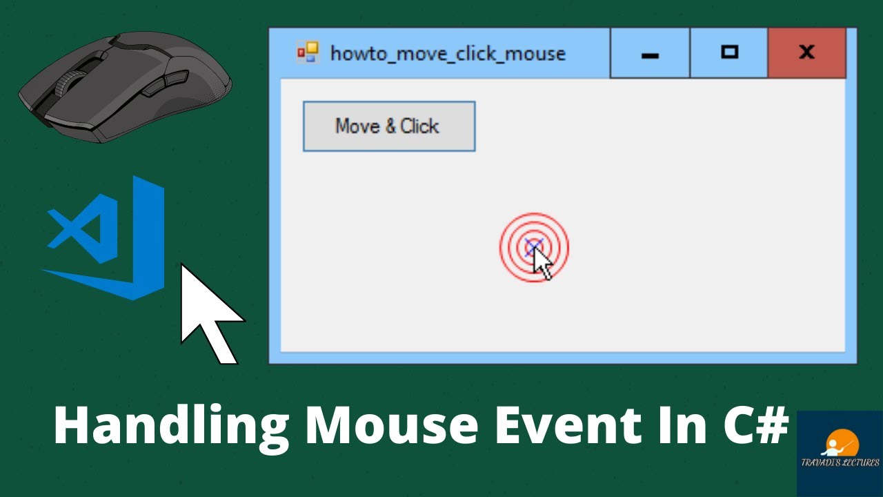 Handling Mouse Event In C Youtube