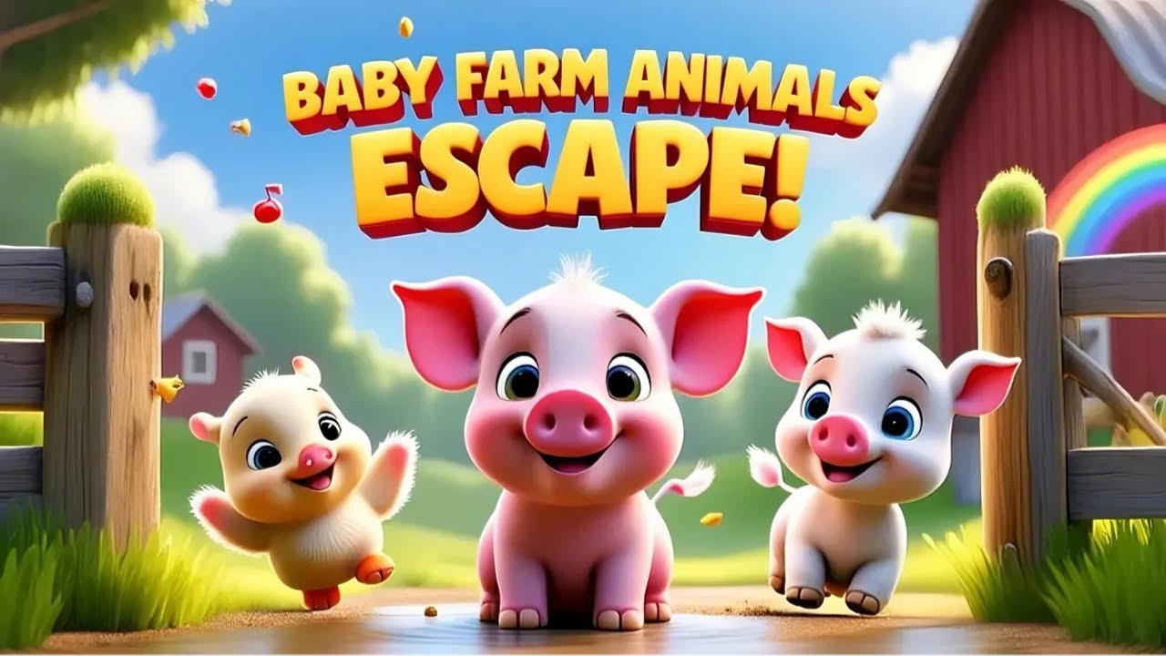 Top Animator Reveals Best Baby Farm Animals Escape Techniques Youtube