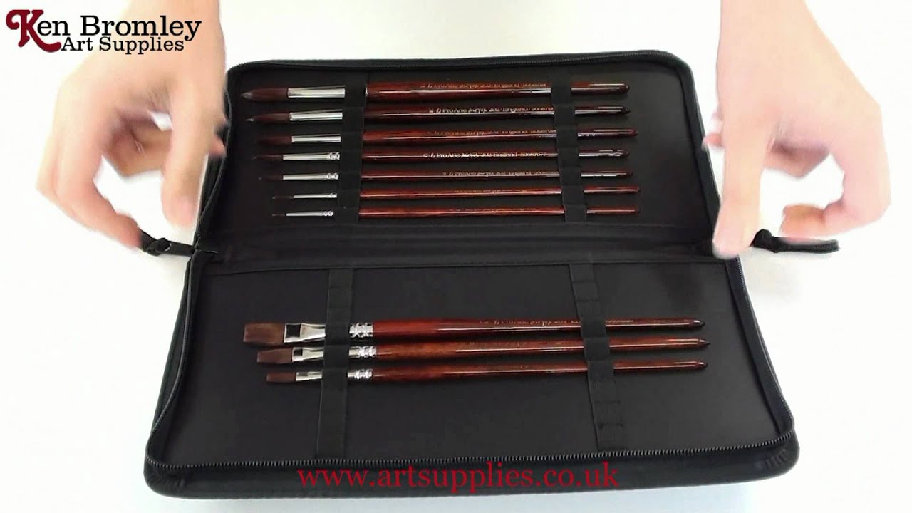 Pro Arte Brush Case Set Acrylix Youtube