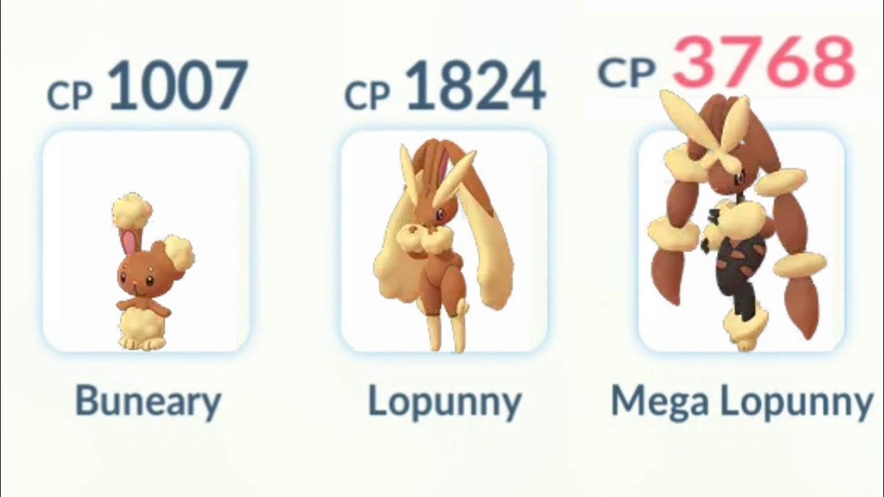 Pokemon Lopunny Evolution