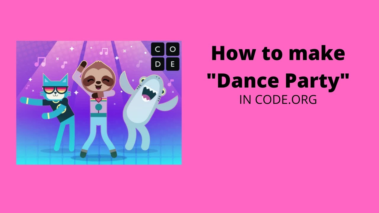 How To Make Dance Party In Code Org Youtube