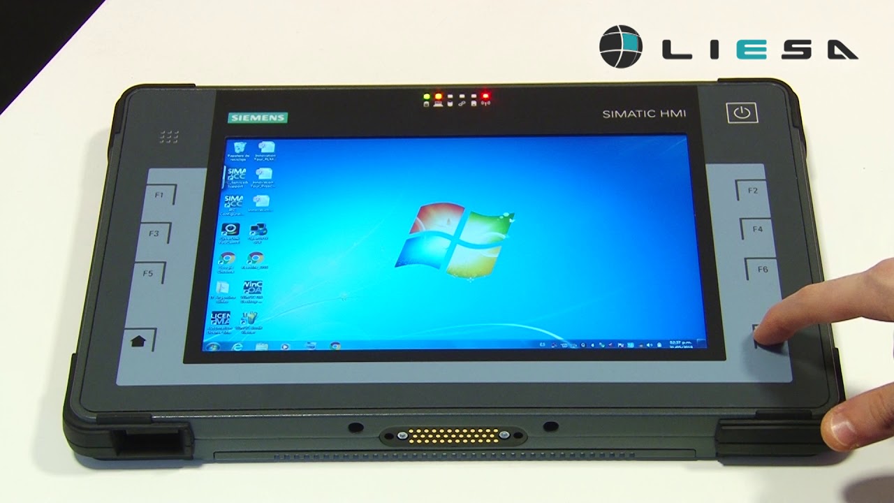 Tablet Industrial Siemens Simatic Itp1000 Youtube