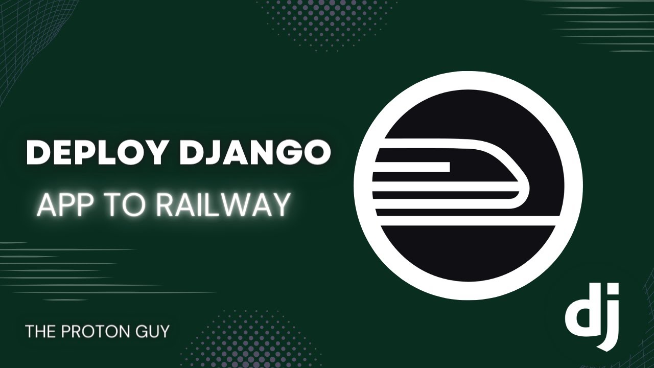 Deploy Django Web App To Railway 2025 Youtube