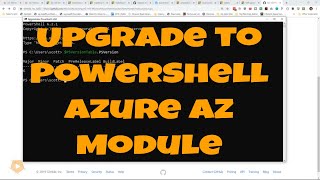 Azure Powershell Scripting Tutorial Install Powershell Core Scott Duffy ...