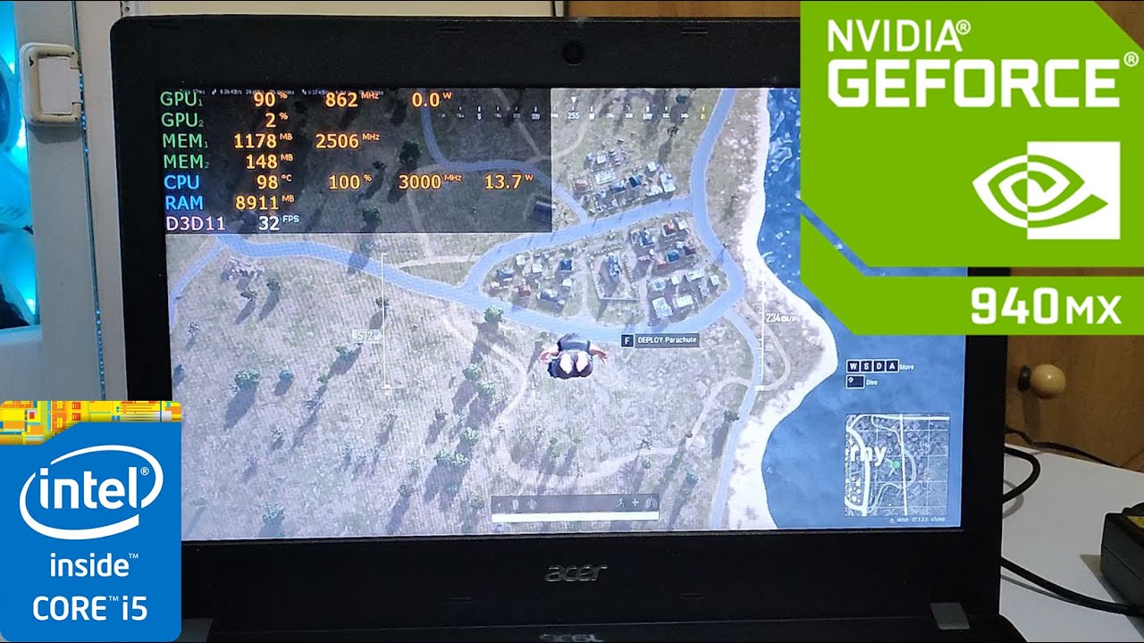 Geforce 940mx Pubg Youtube