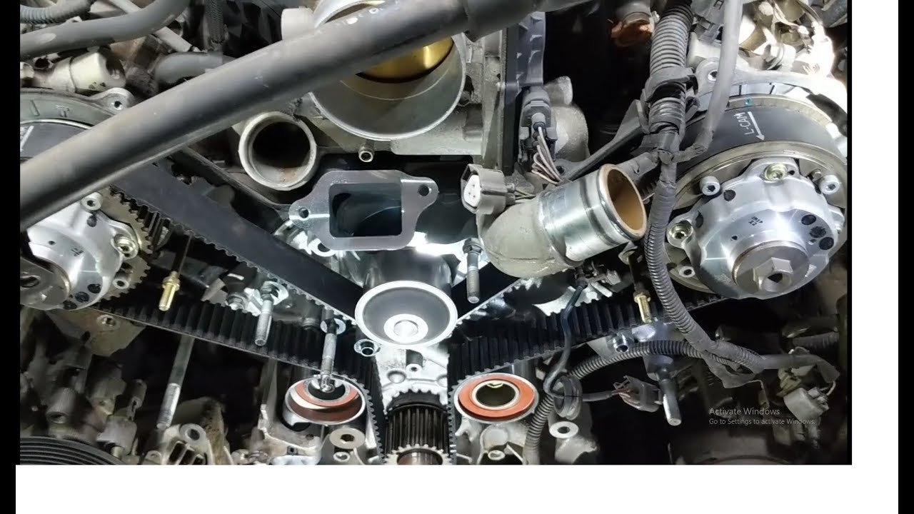 Timing Belt Replacement How To Toyota Lexus 4 7 2uzfe Youtube