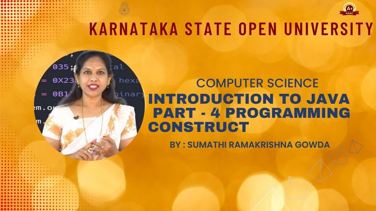 Introduction To Java Programming Construct Youtube