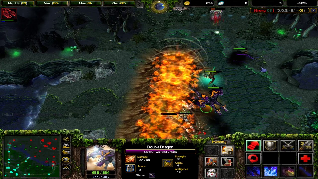 Warcraft 3 Dota Lagabuse Youtube