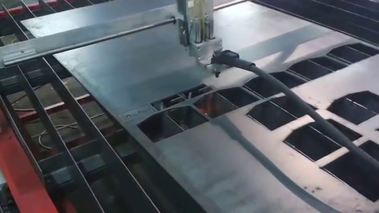 Homemade Cnc Plasma Cutter With Mach3 End Cebora 6061 Testing Youtube