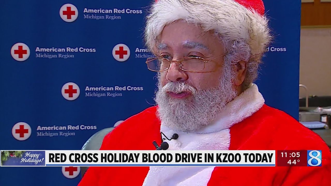 Costs Nothing Gives Everything Santa Donates Blood In Kalamazoo