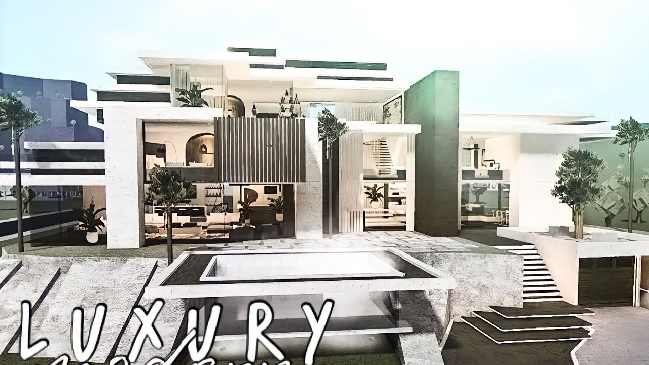 Luxury Modern Mansion Bloxburg Mansion Dreams Luxury Bloxburg House