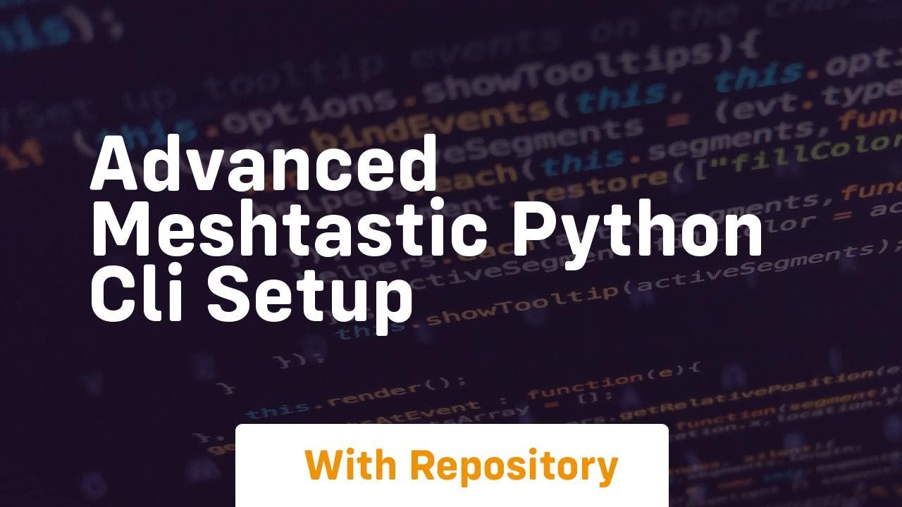Advanced Meshtastic Python Cli Setup Youtube