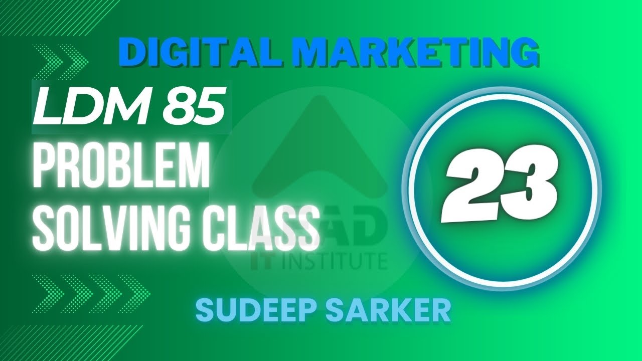 Problem Solving Class 23 Youtube