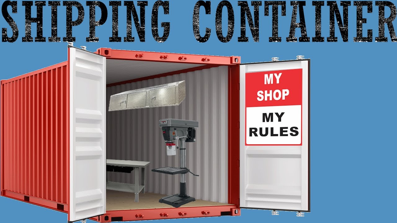 Quickest Way To Build A Workshop Out Of A Shipping Container Youtube