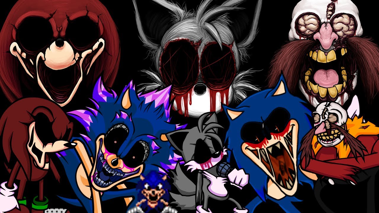 Versus Sonic Exe Round 2 Fnf Story Mode Completed Hard New Cutscenes