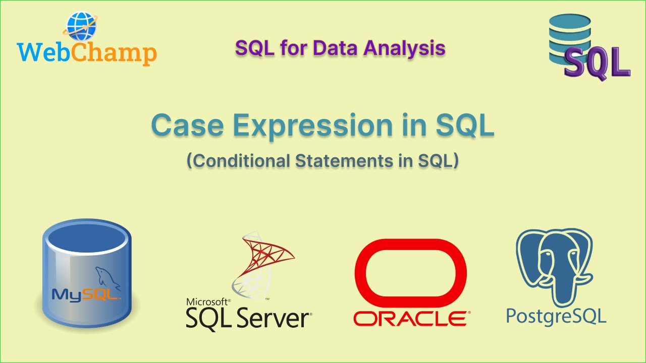 Sql 10 Conditional Case Expression In Sql Case Expression In
