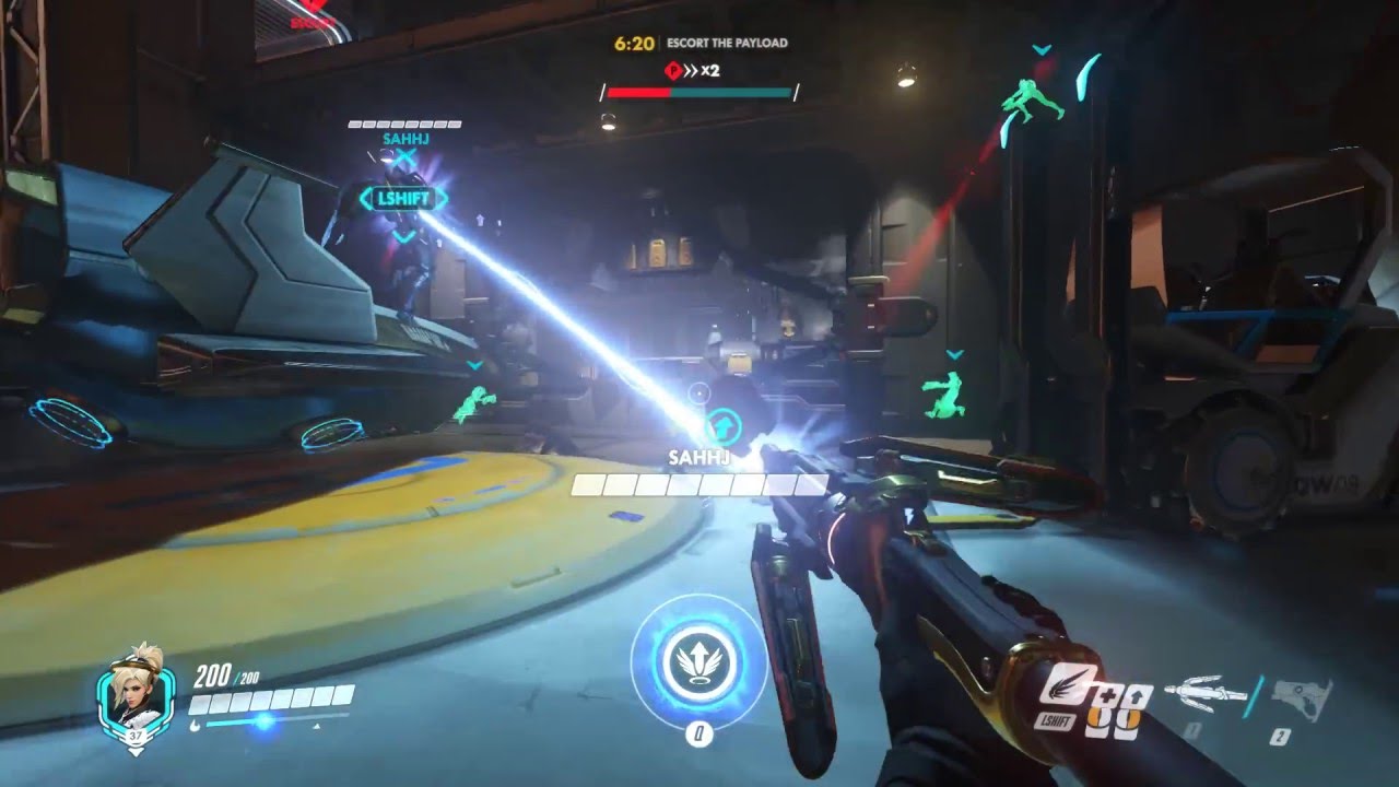 Overwatch Mercy Gameplay Youtube