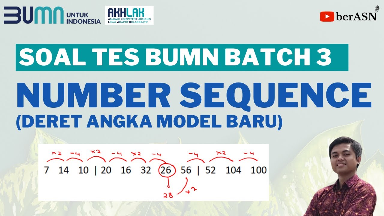 Soal Tes Bumn Batch 3 2023 Subtest Number Sequence Persiapan Tes Fhci