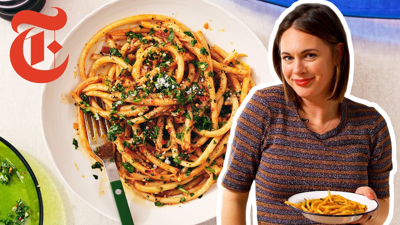 Alison Roman S Caramelized Shallot Pasta Nyt Cooking Youtube