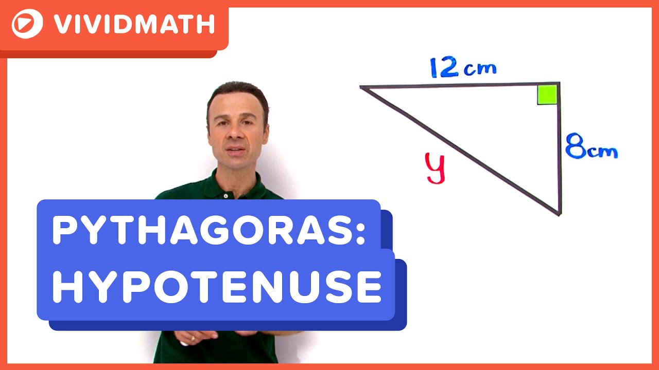 Pythagoras Theorem Find Hypotenuse Vividmath Youtube