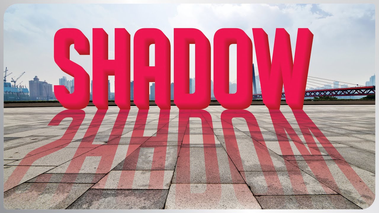 Long Shadow Effect In Coreldraw Perspective Text Shadow Ayan