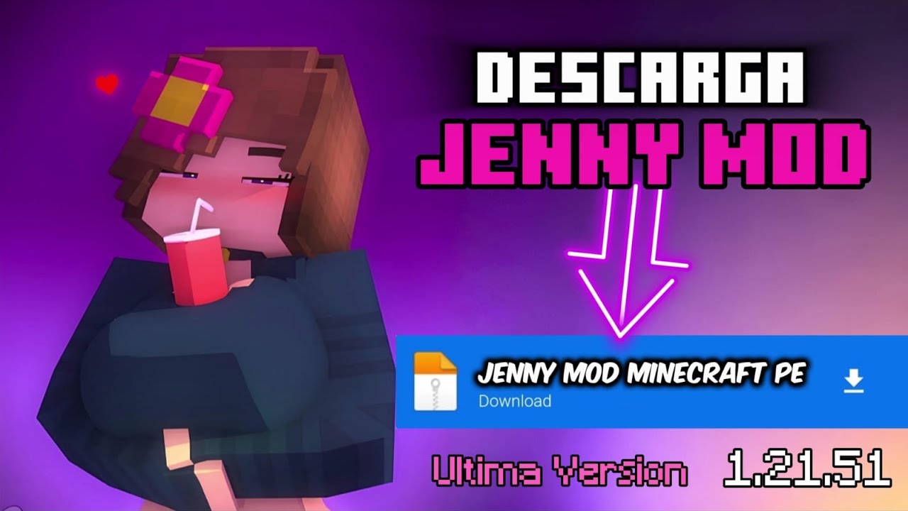 рџ ґcomo Instalar Jenny Mod Para Minecraft Pe 1 21 51 Youtube
