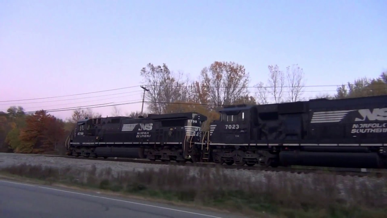 Chasing Norfolk Southern Freight Train Youtube