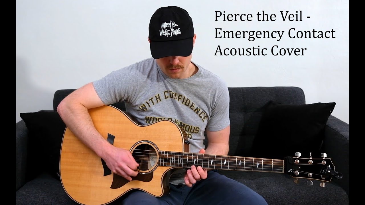Pierce The Veil Emergency Contact Acoustic Cover Youtube