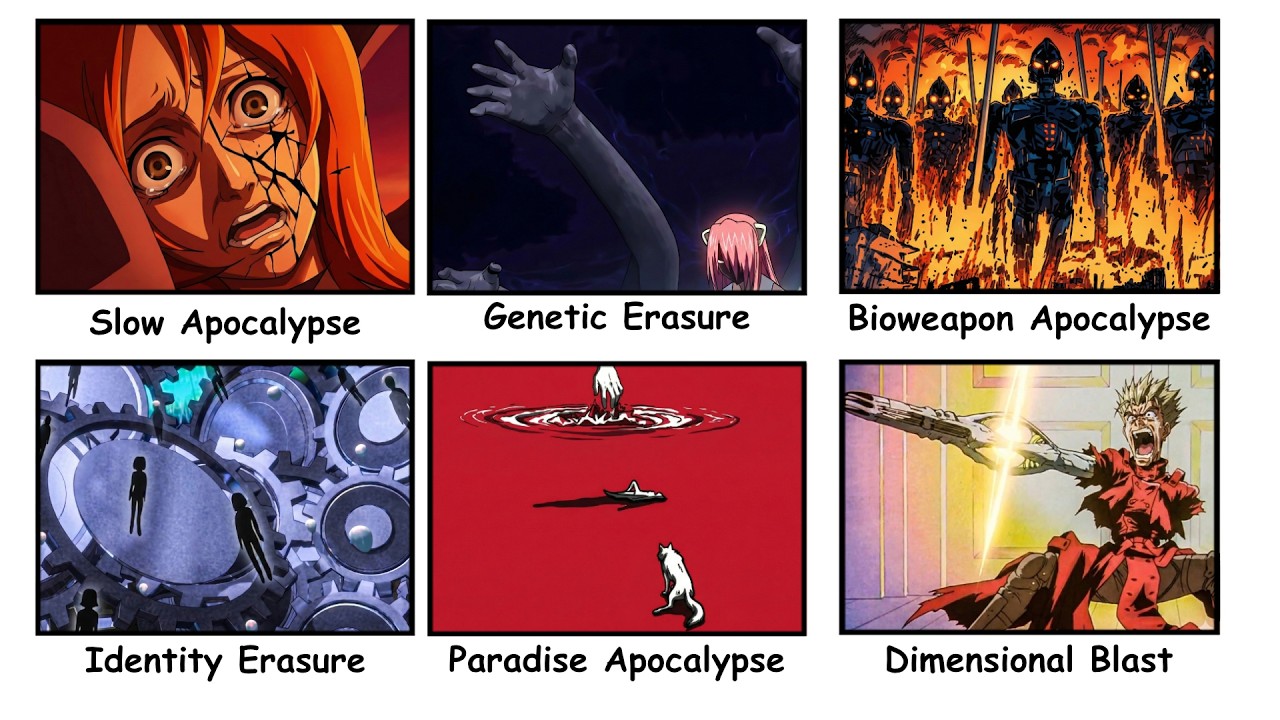 World Ending Threats In Anime Youtube